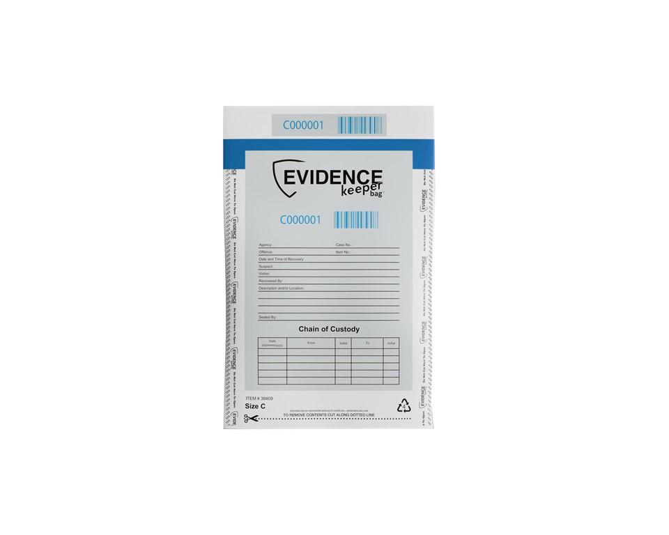 9.5x13 EVIDENCE keeperbag™ Poly Evidence Collection Bags – Northern ...