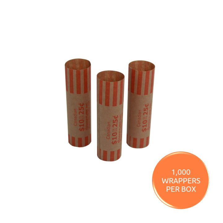 Crimped-End Canadian Coin Wrappers - Northern Specialty Supplies, Inc.