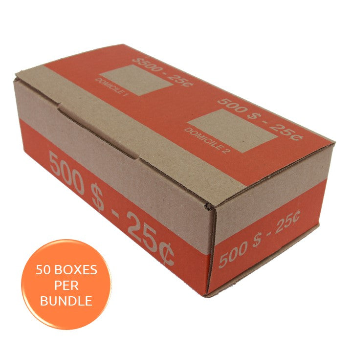 Die-Cut Coin Boxes for Canadian Coin Rolls - Northern Specialty ...