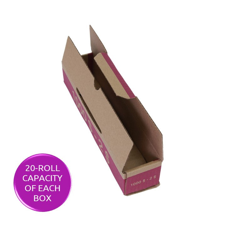 Die-Cut Coin Boxes for Canadian Coin Rolls - Northern Specialty ...