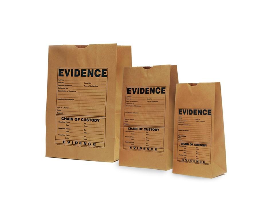 8.25x16.125x5.25 EVIDENCE keeperbag™ Paper Evidence Collection Bags ...